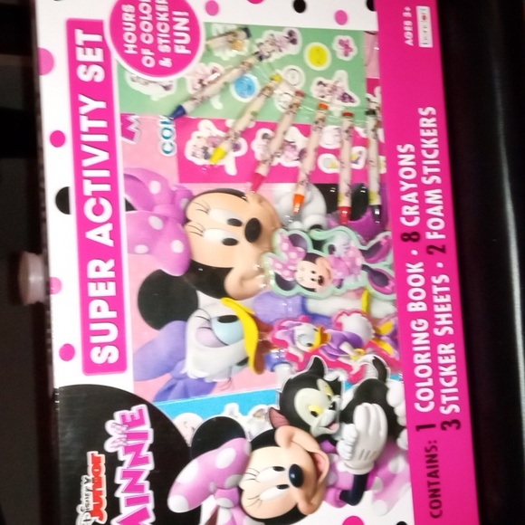 Disney | Other | Mini Super Activity Set Crayons Coloring Books ...